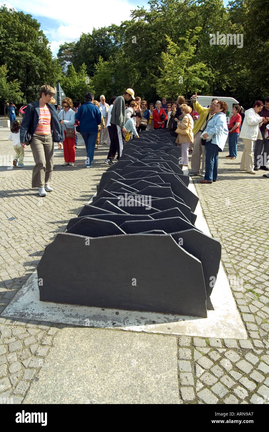 Slate memorial to the 96 members of the Reichstag (who were murdered or ...