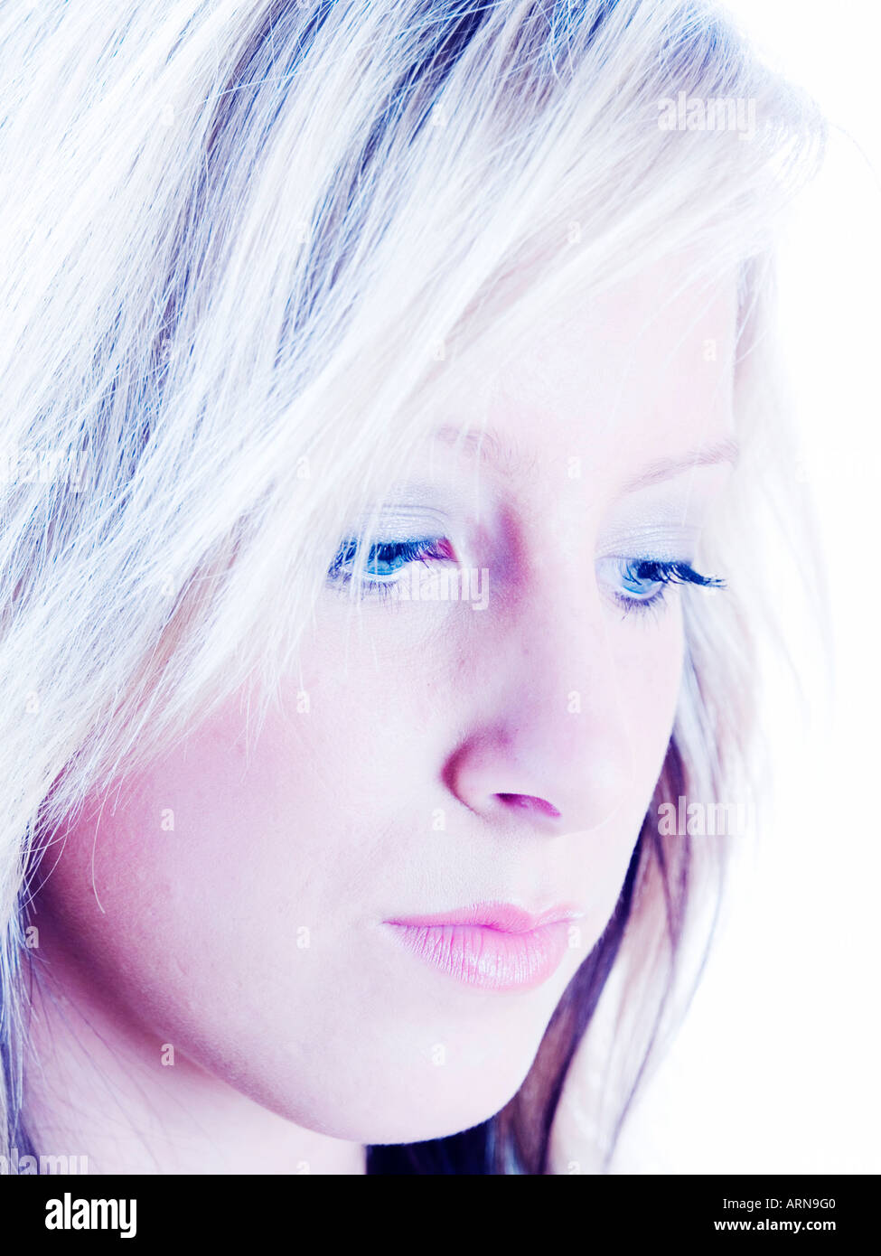 Swedish blonde woman face hi-res stock photography and images - Alamy