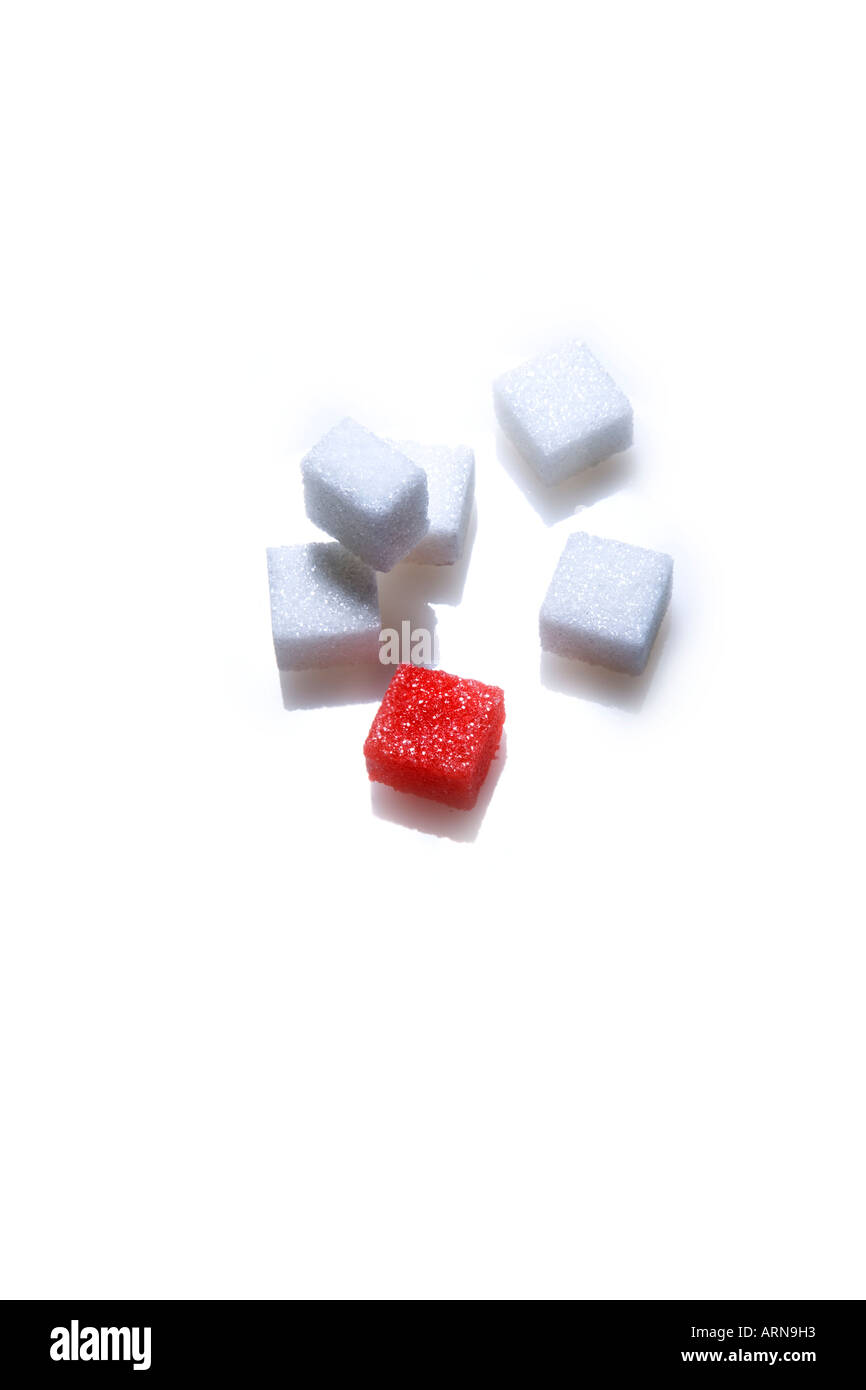 Sugar diabetes sweets Cut Out Stock Images & Pictures - Alamy