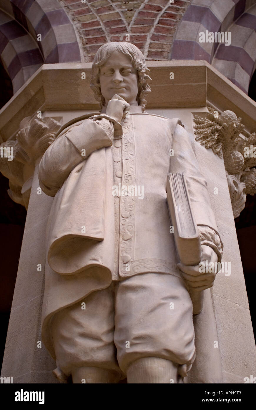 Statue of Copernicus in the University Museum of Natural History on ...