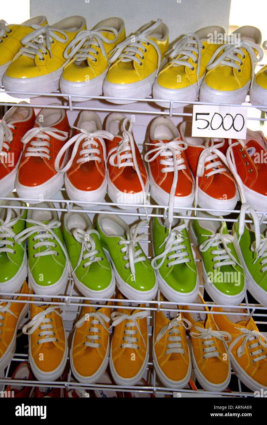 Coloured trainers hi-res stock photography and images - Alamy