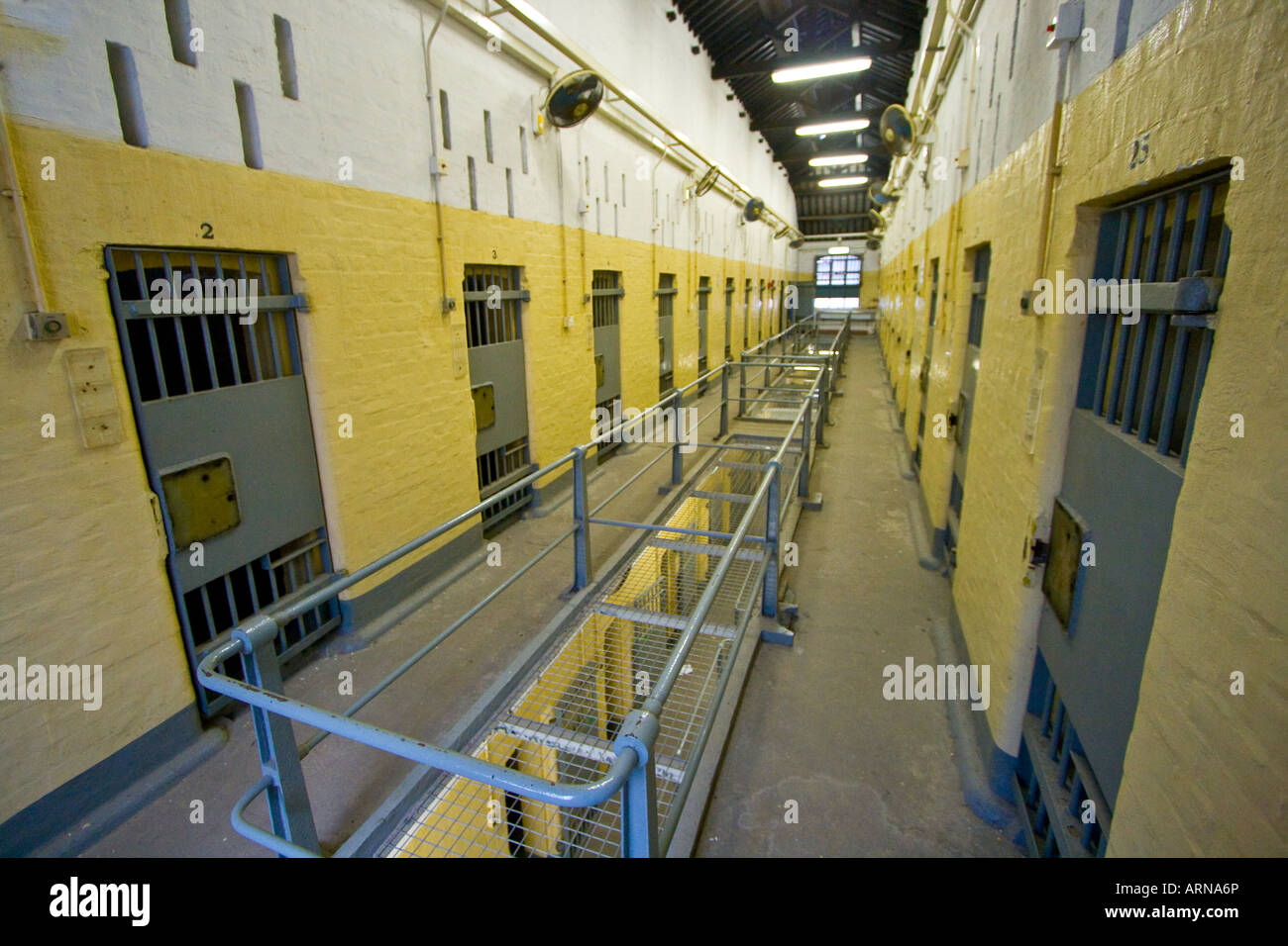 Cells and Cellblock in Victoria Prison Hong Kong Stock Photo - Alamy