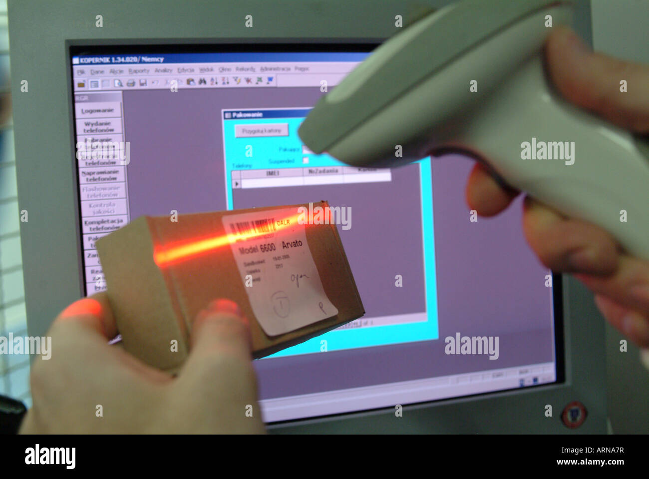 bar-code,keeping, track, distribute,distribution Stock Photo - Alamy