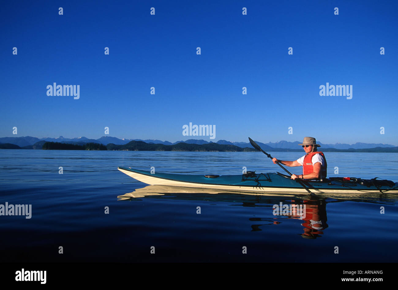 ocean kayaking from Rebecca Spit, Quadra Island, Vancouver Island ...
