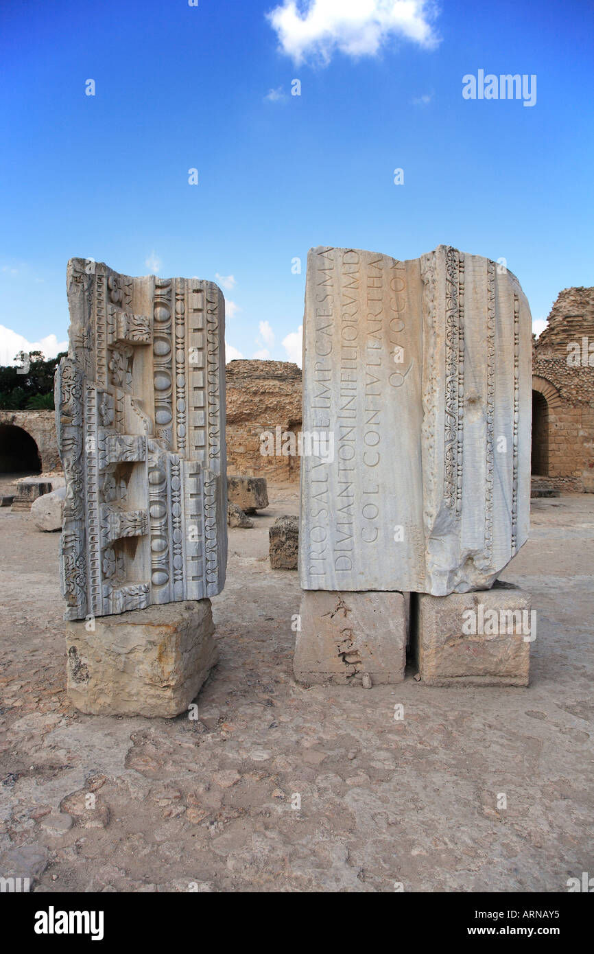 Carthage roman columns hi-res stock photography and images - Alamy