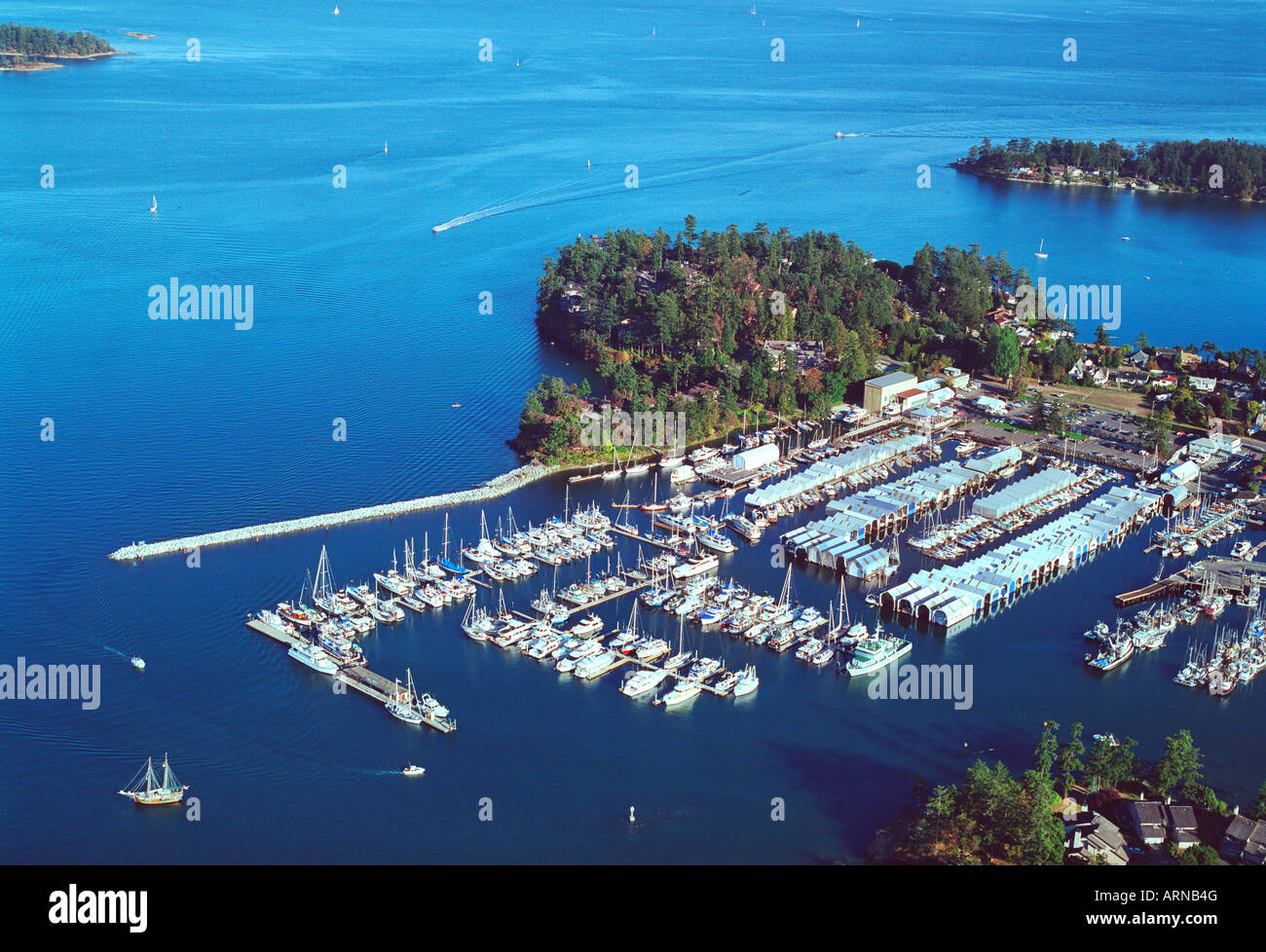 Sidney, Van Isle marina, British Columbia, Canada Stock Photo - Alamy