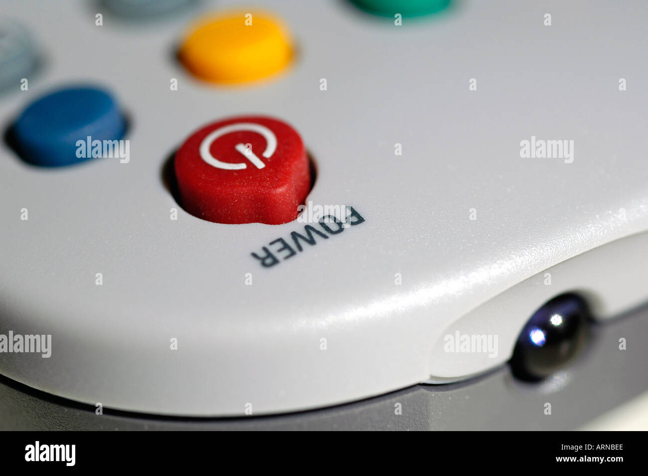 Tv control red standby button hi-res stock photography and images - Alamy