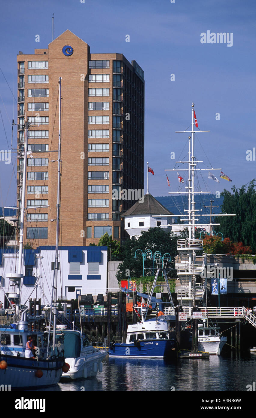 Nanaimo harbour docks with bastion hi-res stock photography and images ...