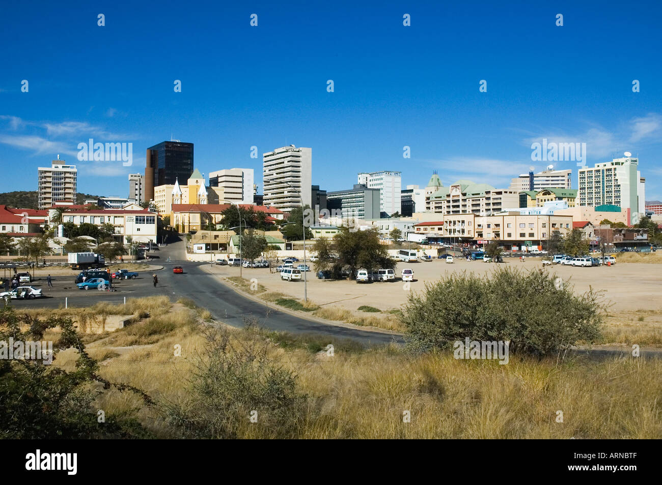 Namibia windhoek skyline hi-res stock photography and images - Alamy