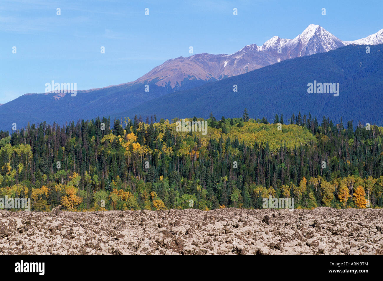 Nass River Valley, Nisga'a Lava Bed Memorial Provincial Park, British ...