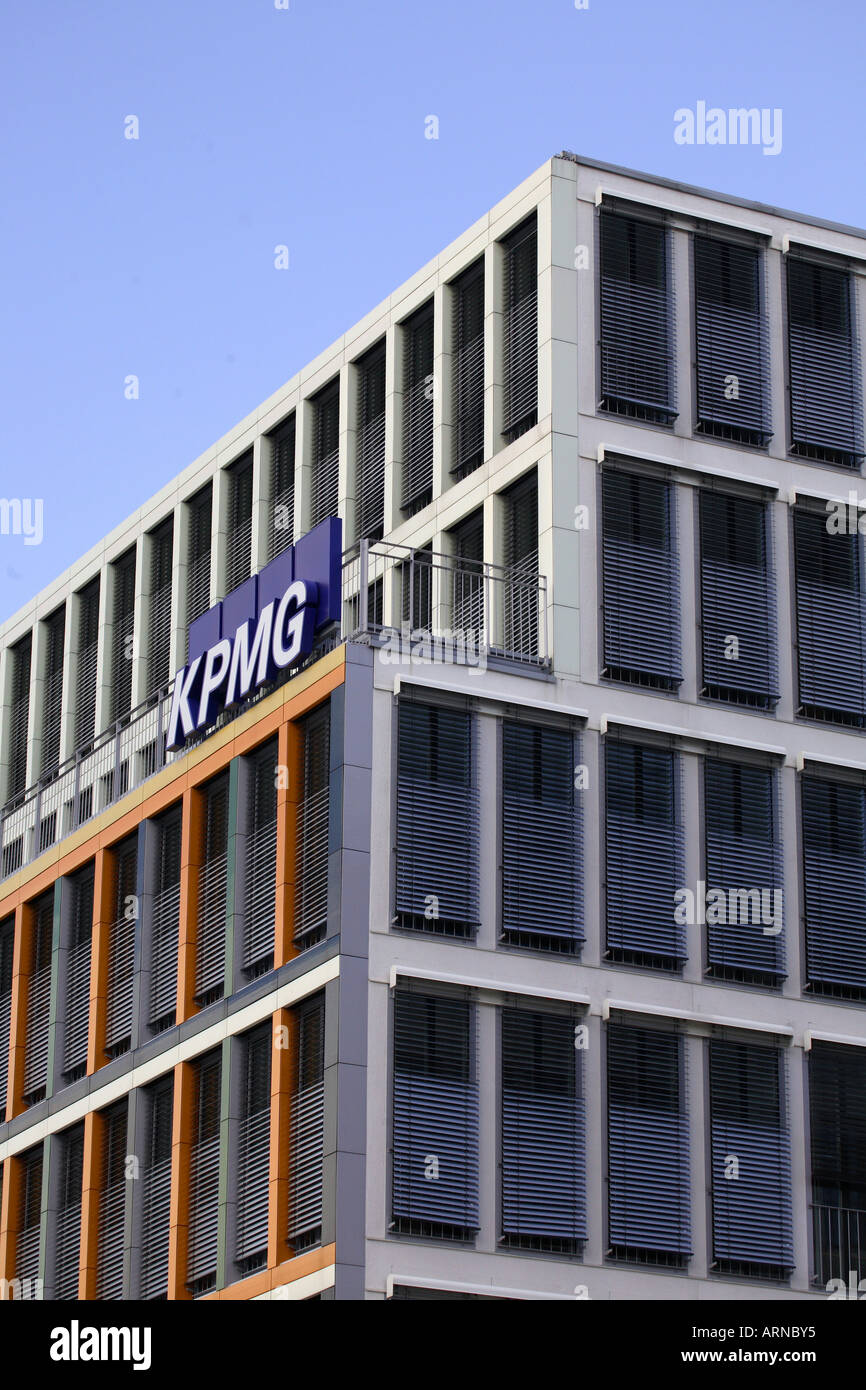KPMG company sign on office building Stock Photo - Alamy