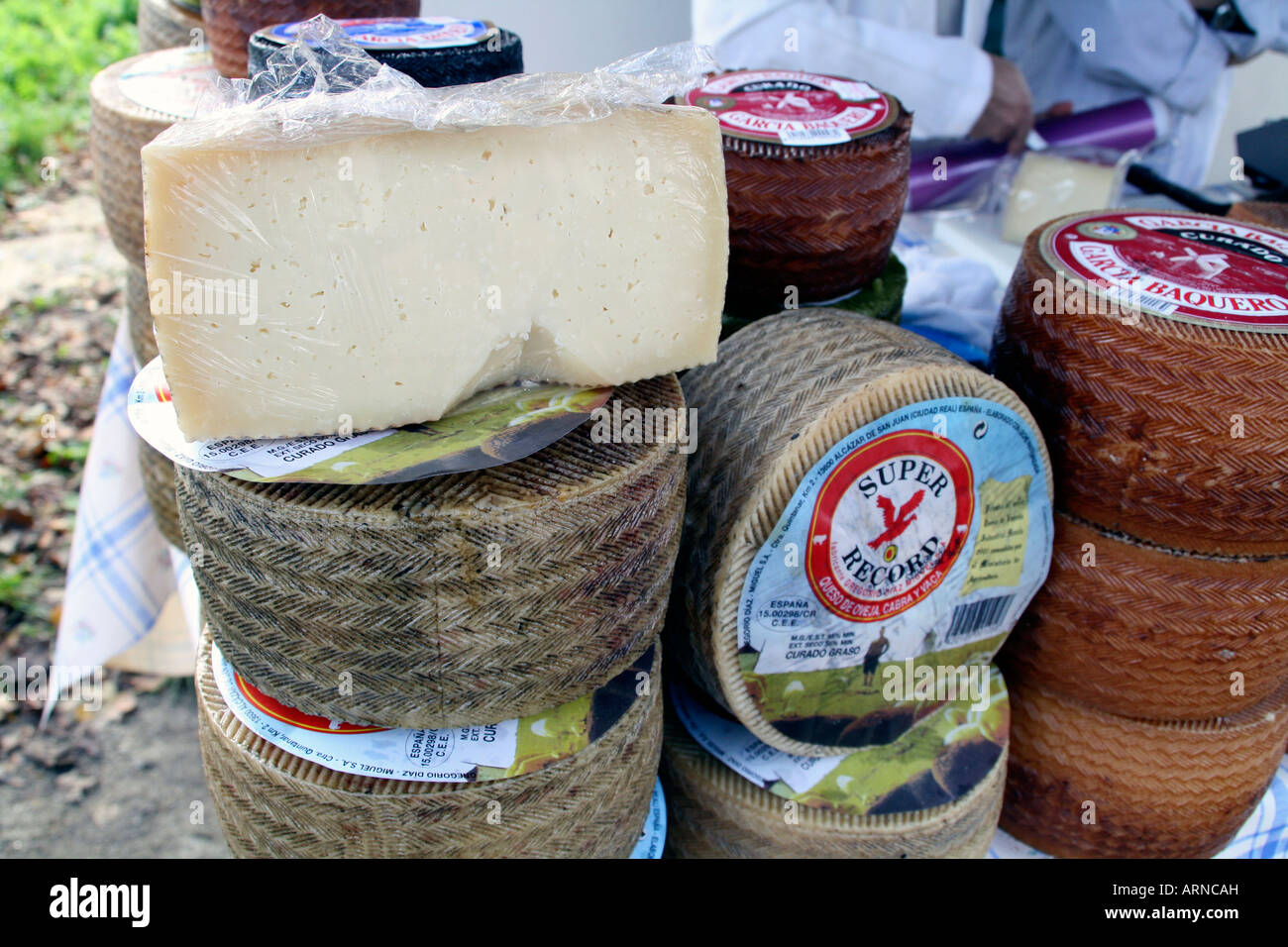 Round cheese blocks hi-res stock photography and images - Alamy