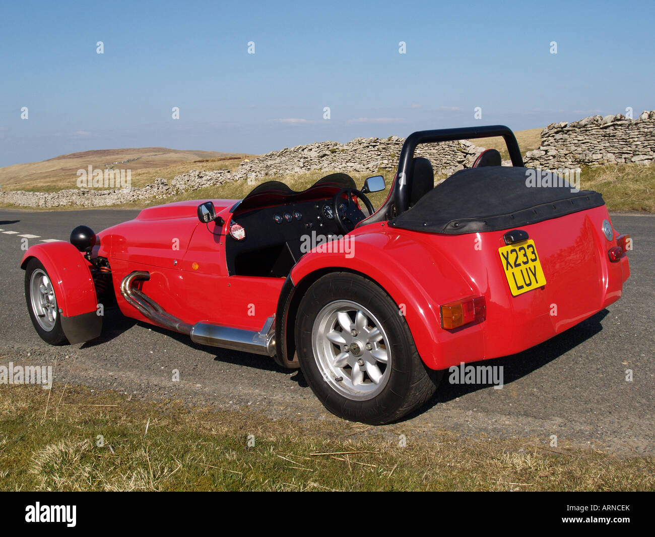 Red lotus car england hi-res stock photography and images - Alamy