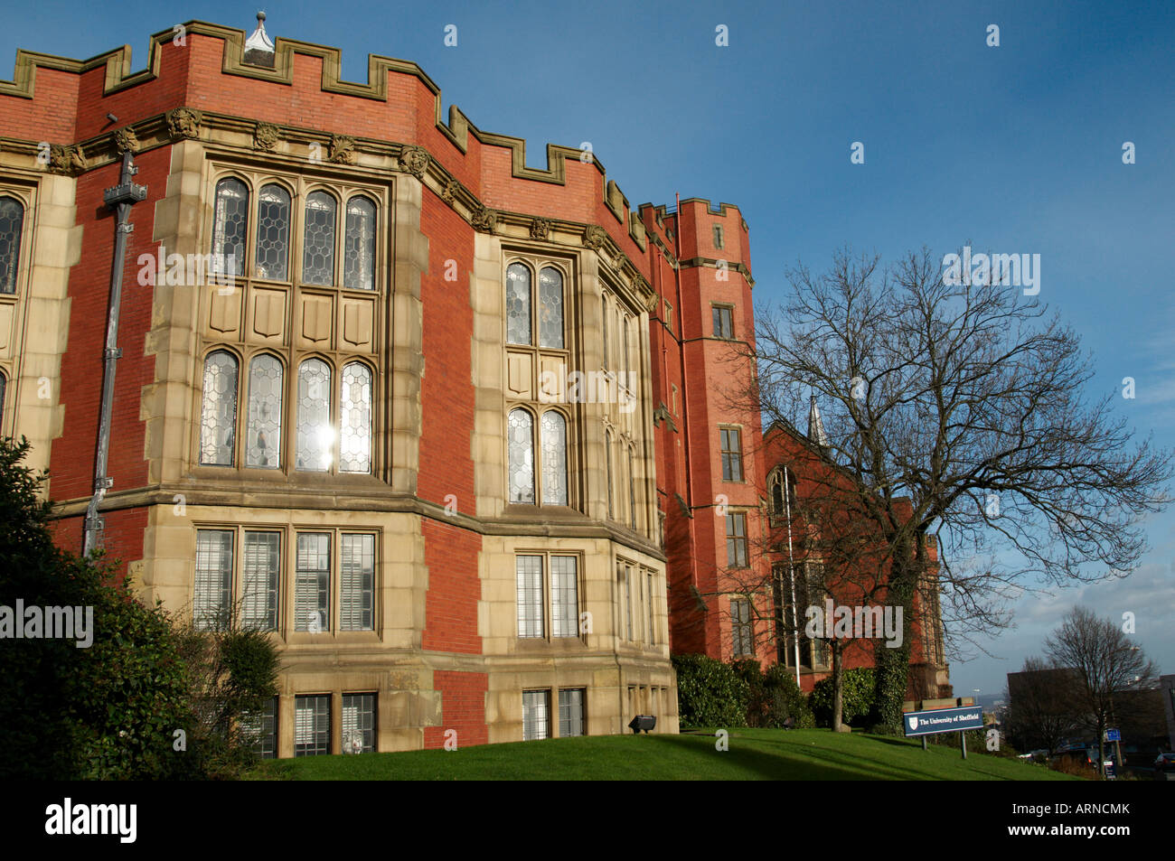 Firth Court University of Sheffield South Yorkshire England Stock Photo ...