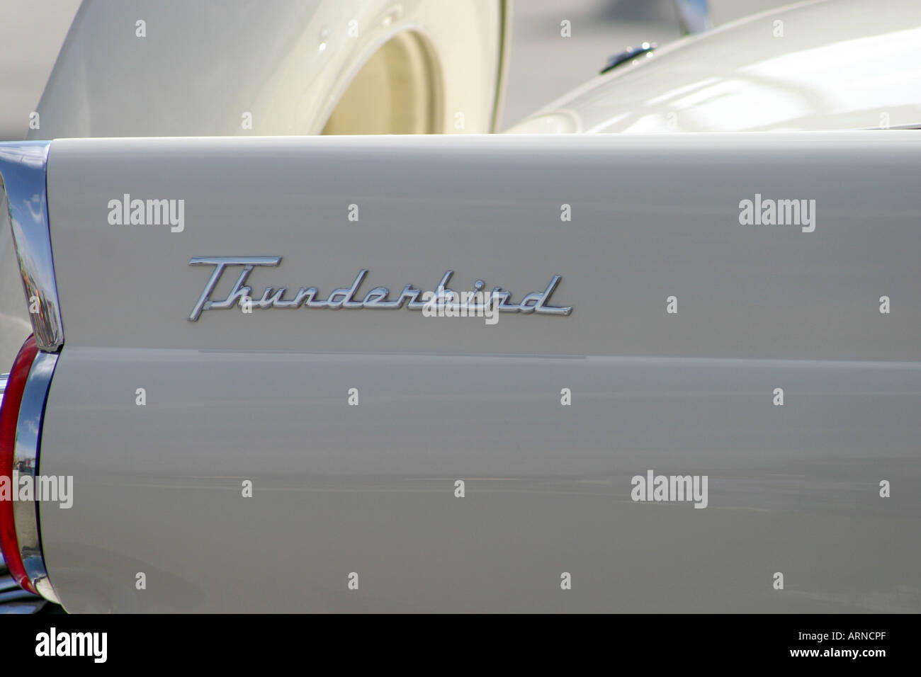 rear wing of Thunderbird motor car Stock Photo - Alamy