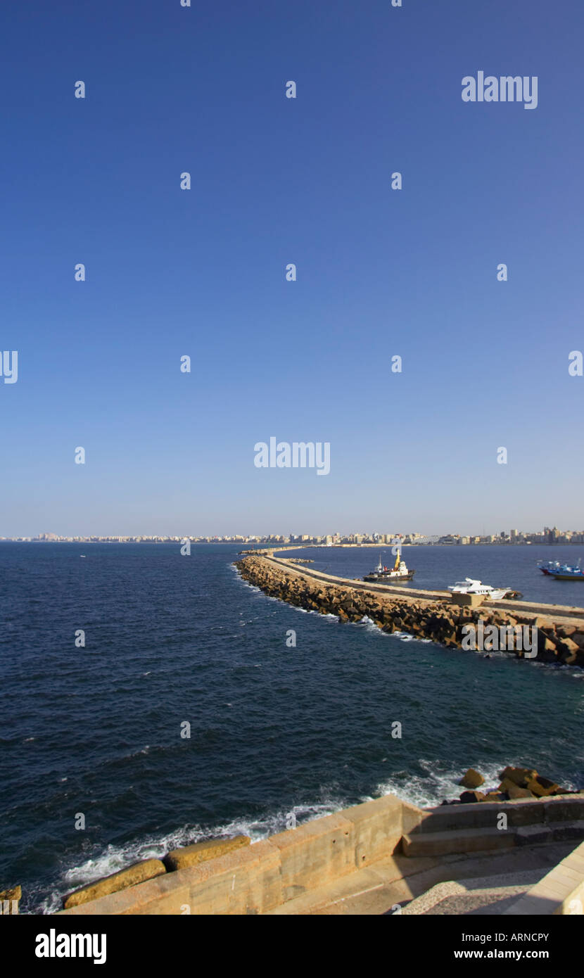 View Of Alexandria Harbour Alexandria Egypt Stock Photo - Alamy