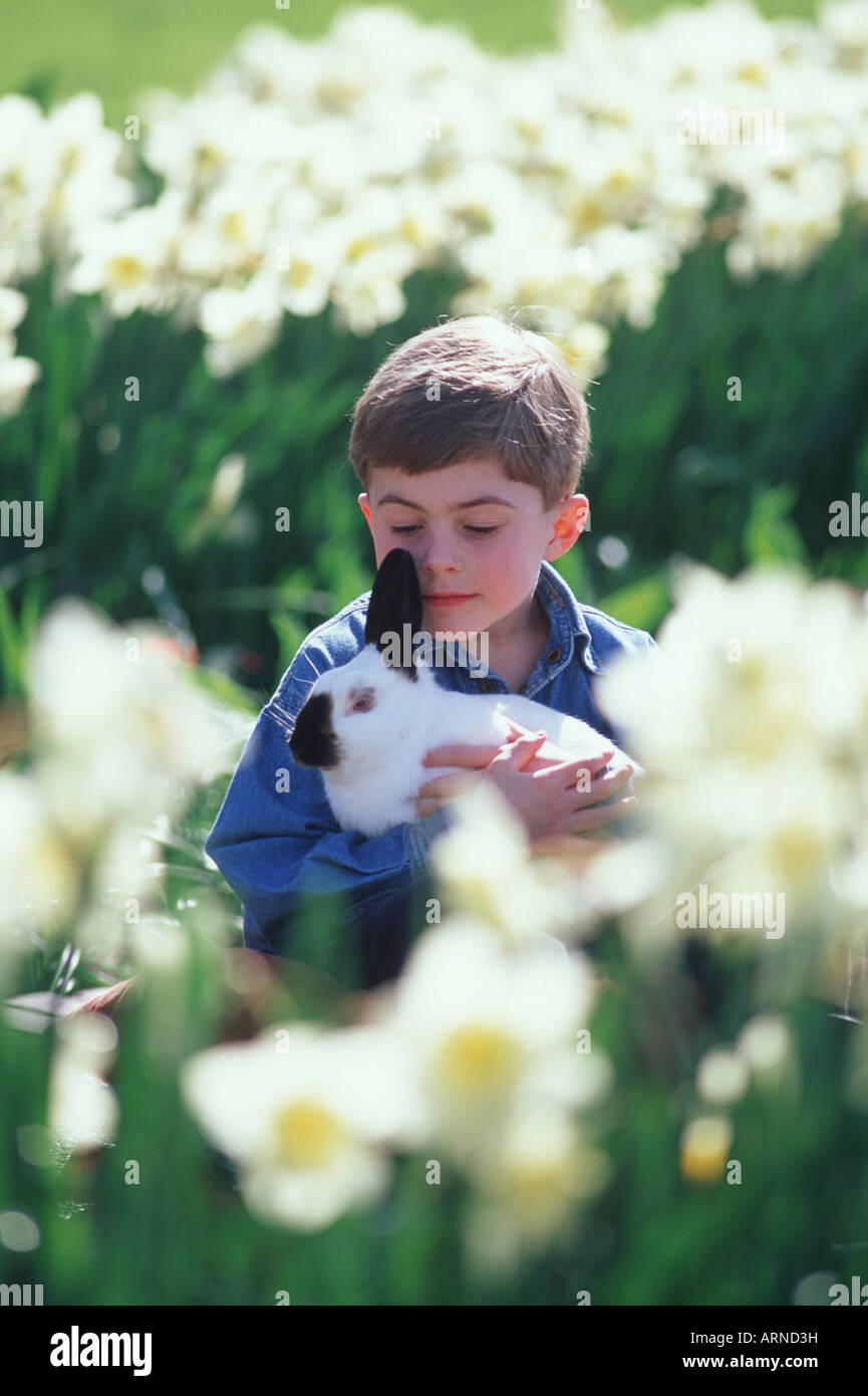 Easter Rabbit Boy High Resolution Stock Photography and Images - Alamy