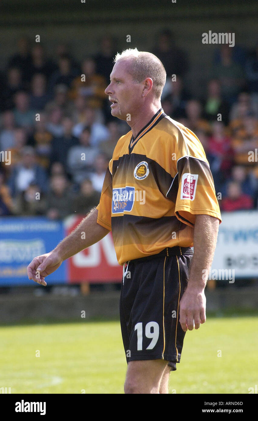 Gazza at Boston Utd Paul Gascoigne Stock Photo - Alamy