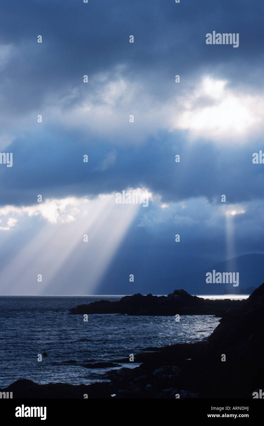 Queen Charlotte Islands - Hadia Gwaii - 'God beams', British Columbia ...