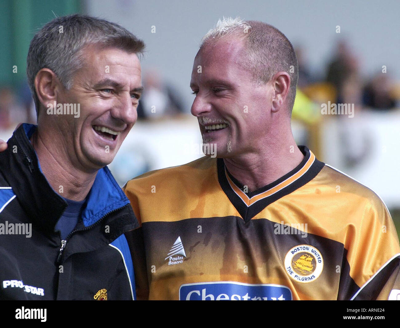 Gazza and Ian Rush Chester Gazza at Boston Utd Paul Gascoigne Manager ...