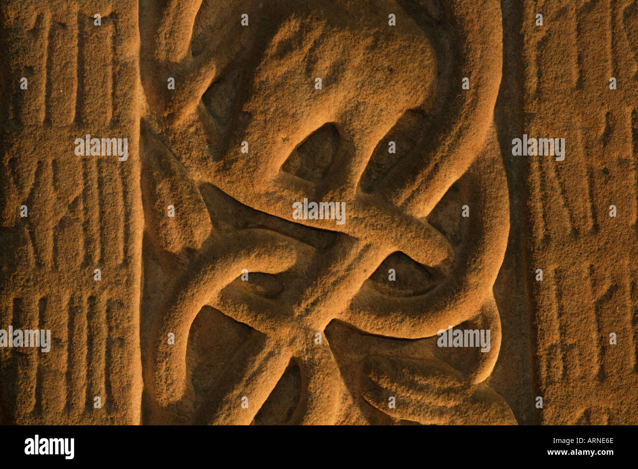 Dream of the rood runic hi-res stock photography and images - Alamy