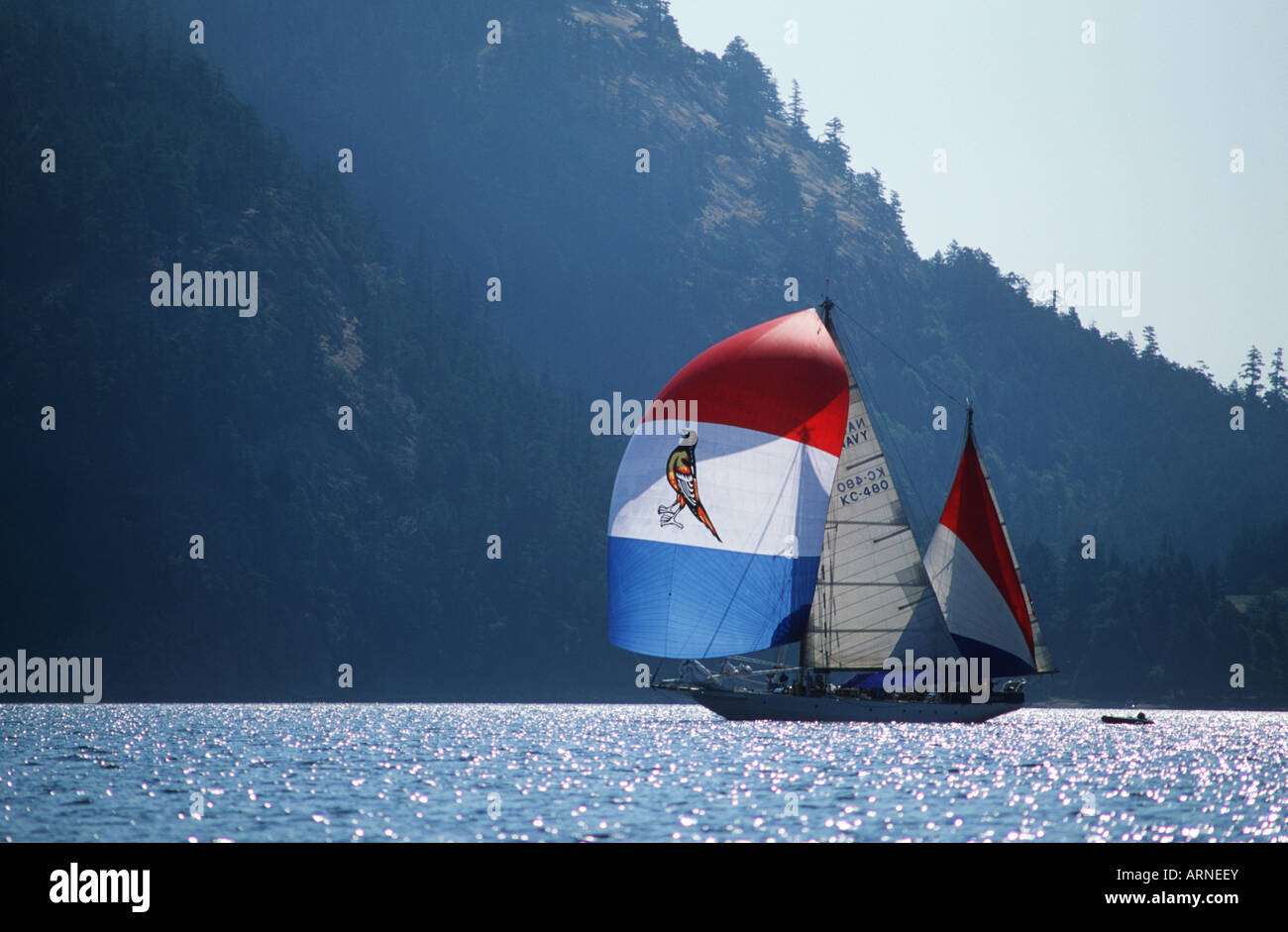recreational sailing near Sidney/Victoria, HMCS oriole, naval training ...