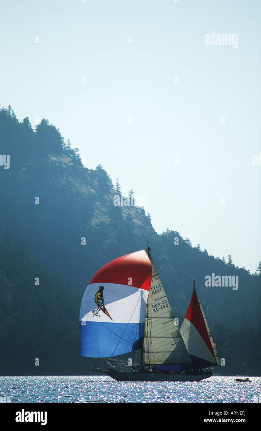 recreational sailing near Sidney/Victoria, HMCS oriole, naval training ...