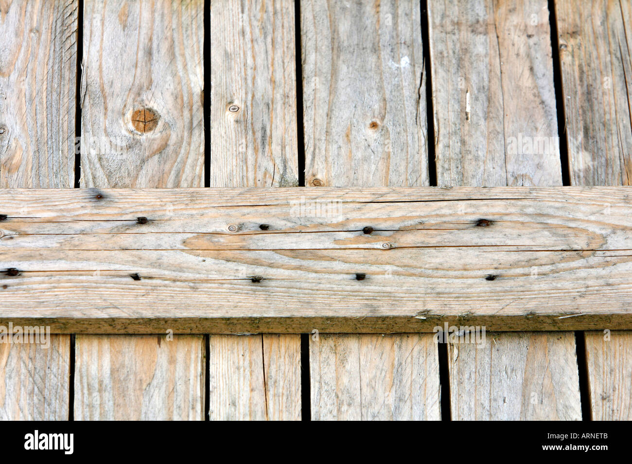 Wooden box made from individual boards Stock Photo - Alamy