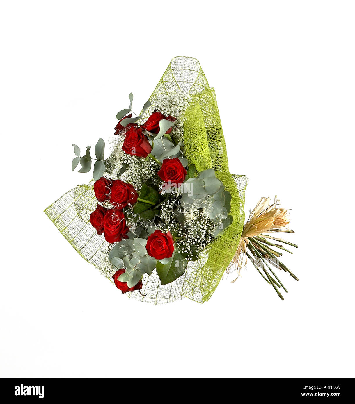 BUNCH OF RED ROSES Stock Photo - Alamy