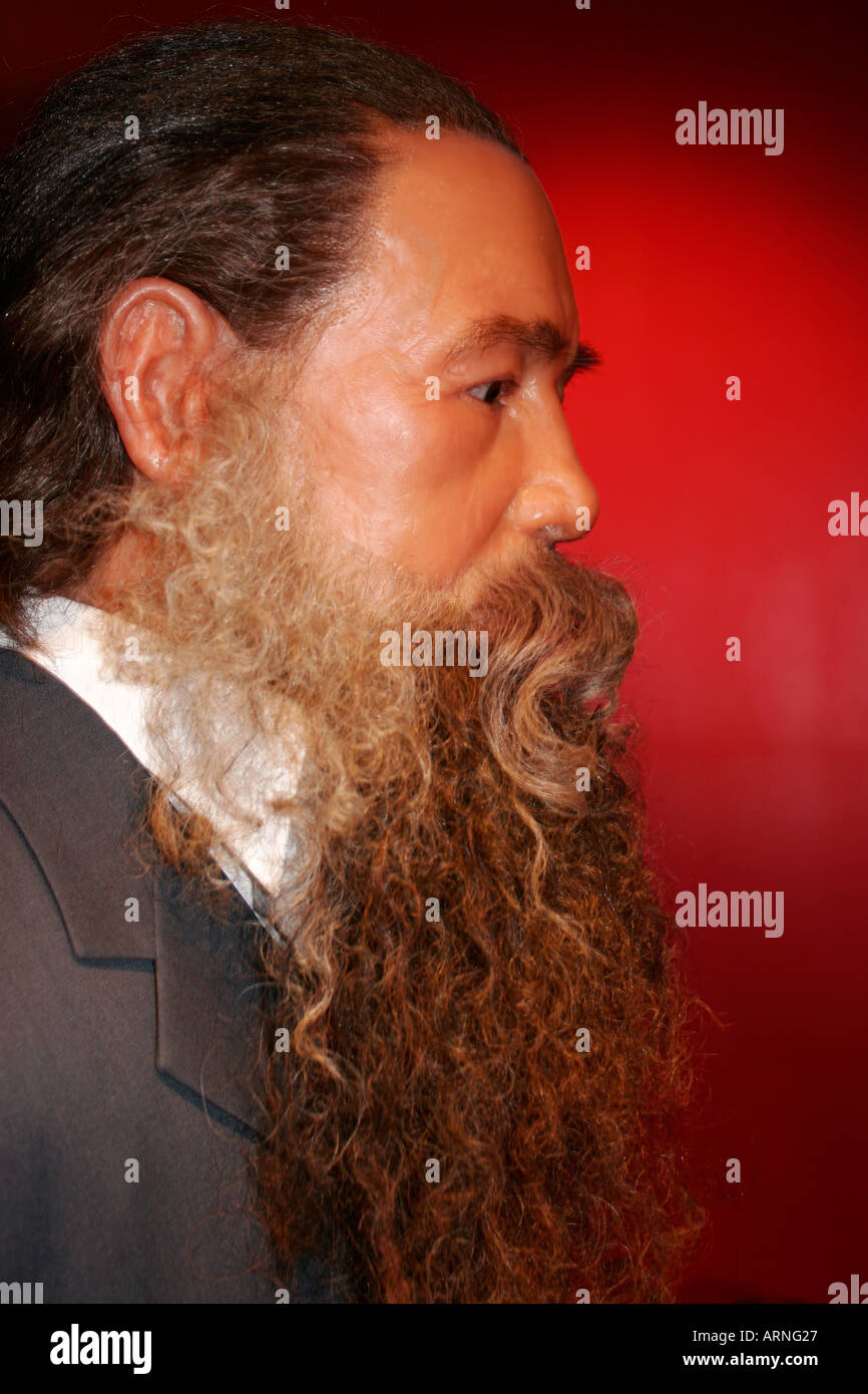 FREIDRICH ENGELS waxwork in the Museum of Chinese history and Museum of ...