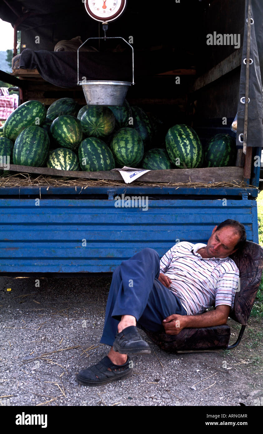 Water melon seller hi-res stock photography and images - Alamy
