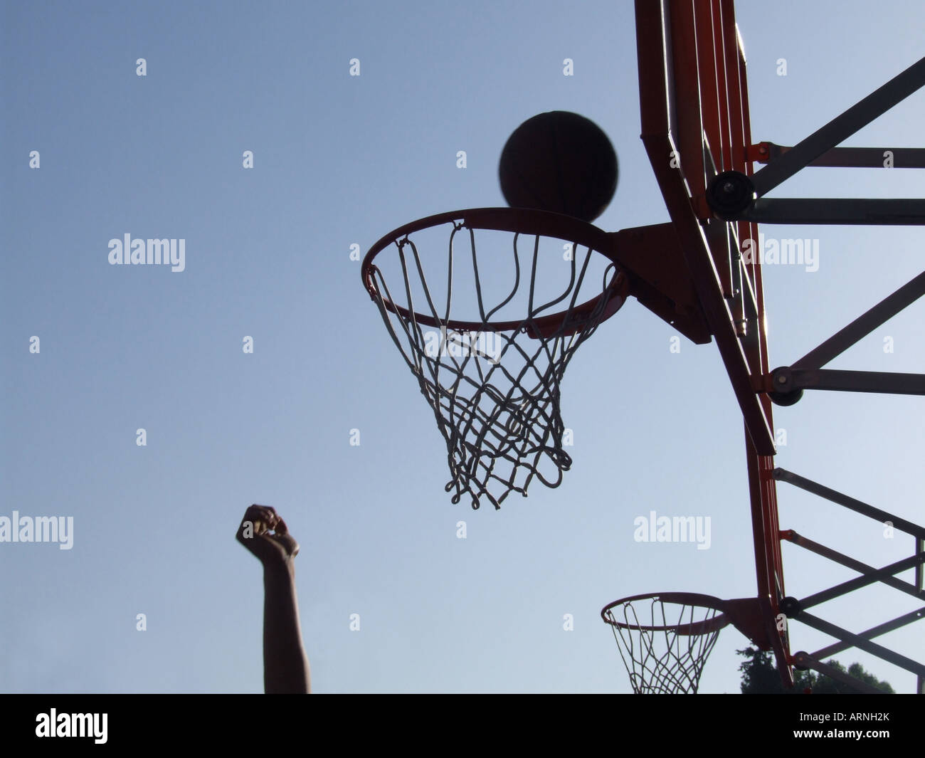 basketball match outdoors Stock Photo - Alamy