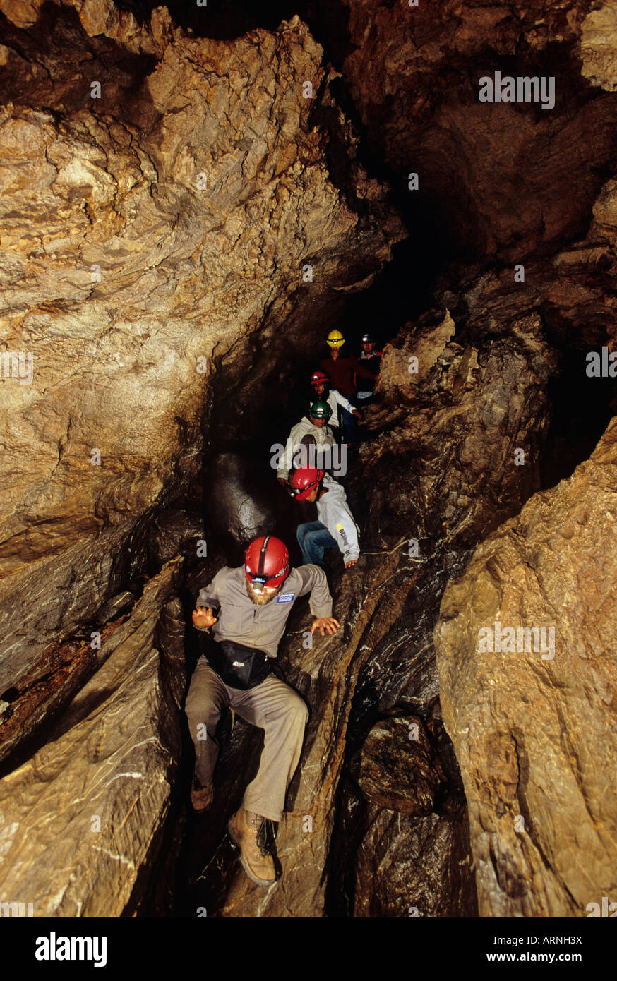 Horne Lake Caves, Limestone calcite, Vancouver Island, British Columbia ...