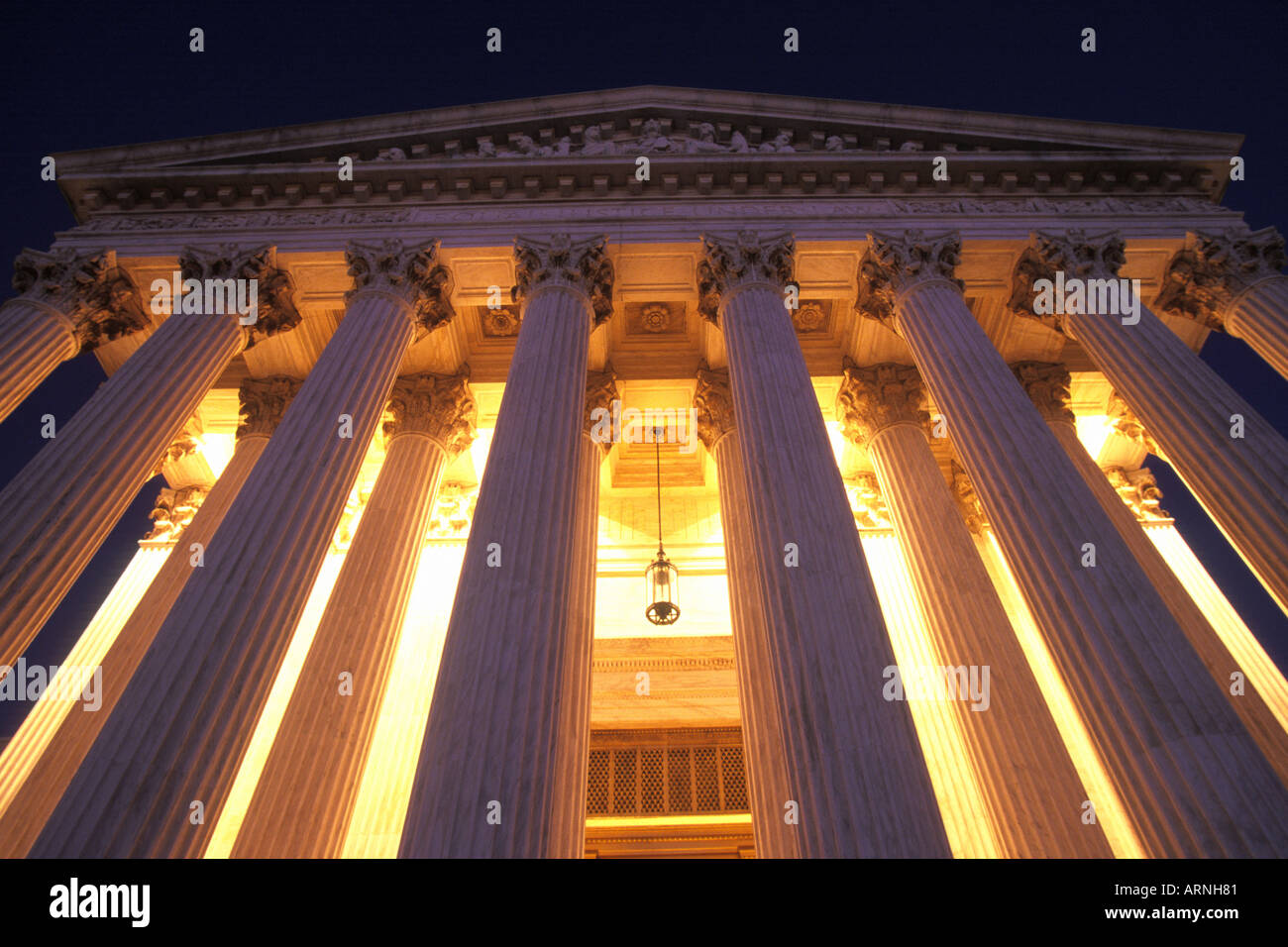Supreme Court Building At Night