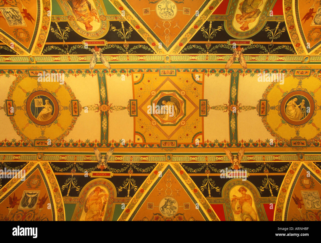Washington DC. National Library of Congress Thomas Jefferson building ...