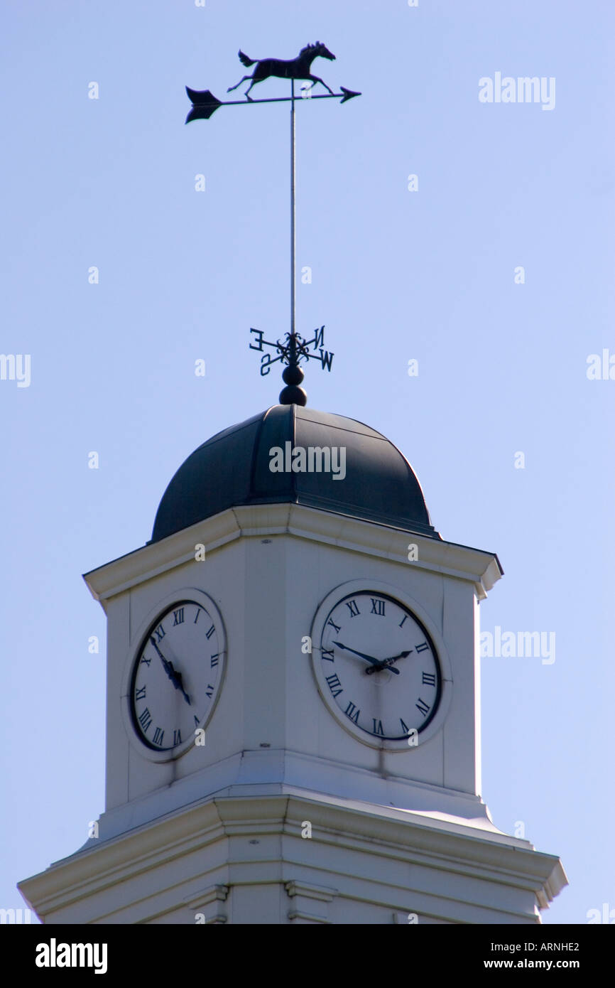 Confusing clock tower Stock Photo - Alamy