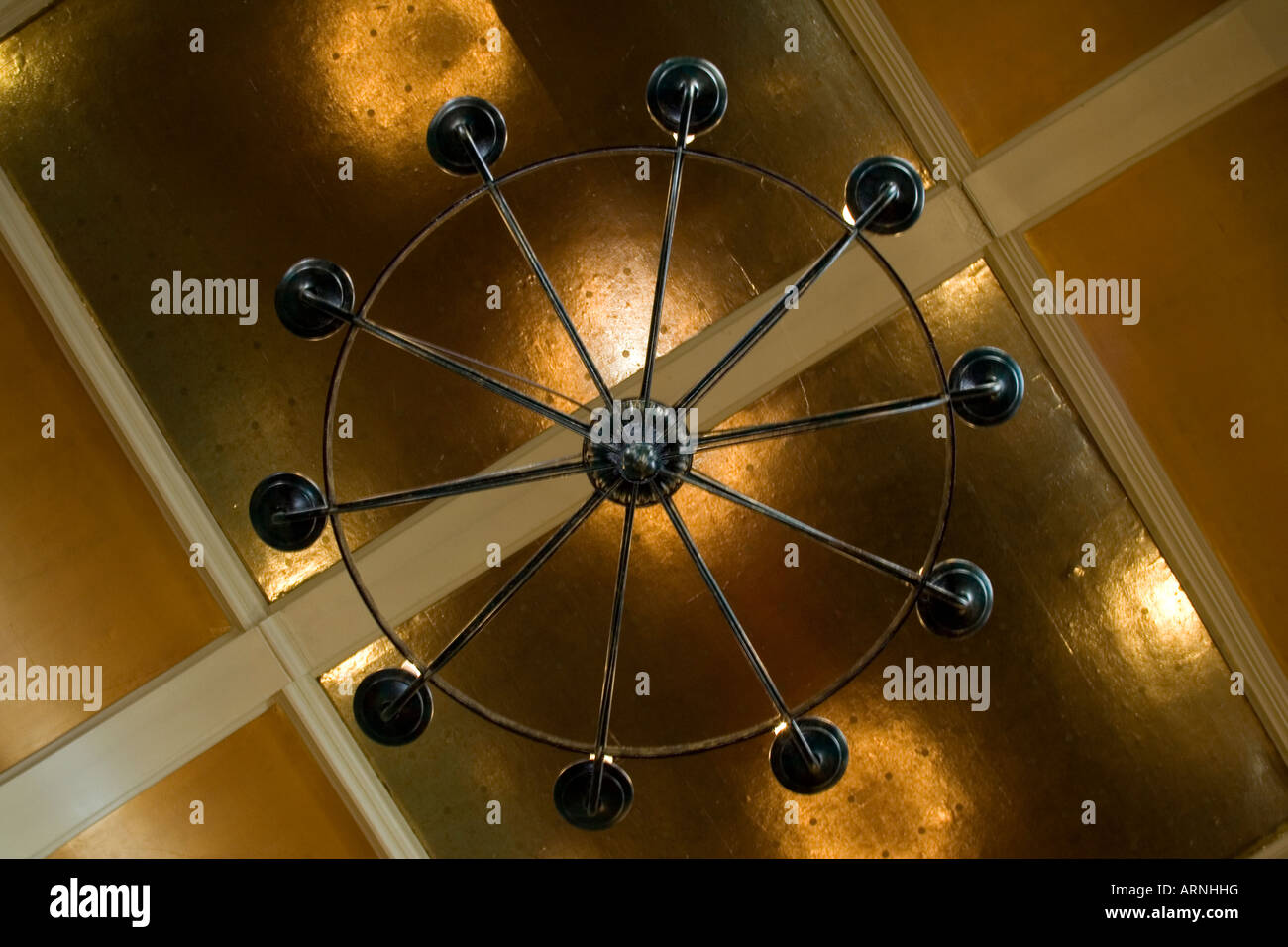 ceiling candle lighting Stock Photo - Alamy