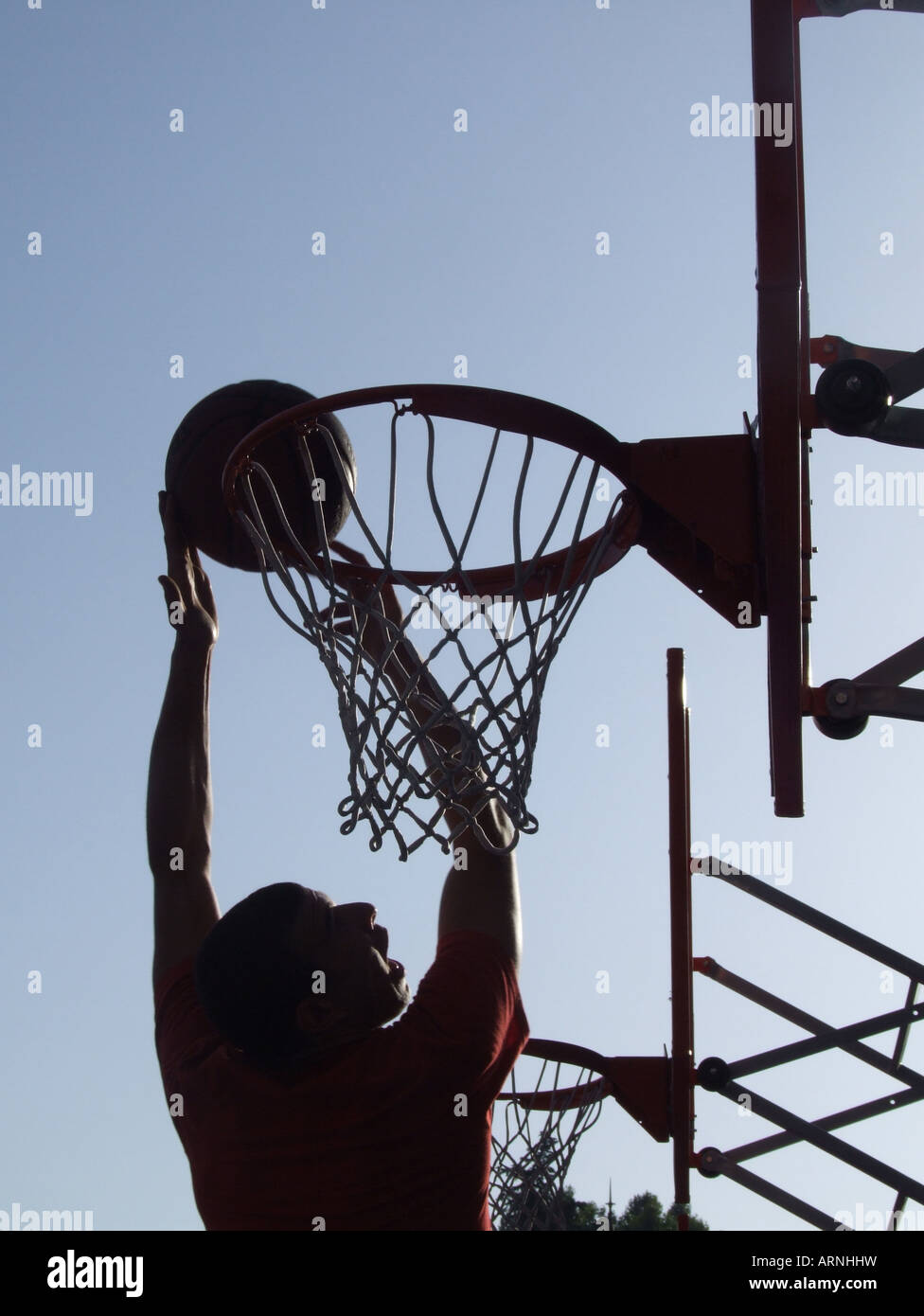 basketball match outdoors Stock Photo - Alamy
