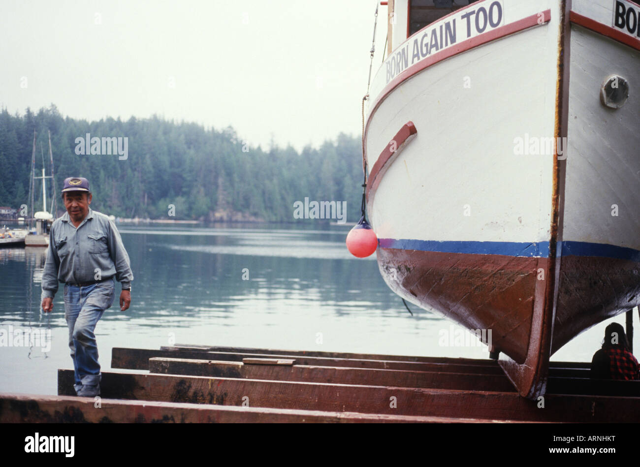 British columbia first nations fishing hi-res stock photography and ...