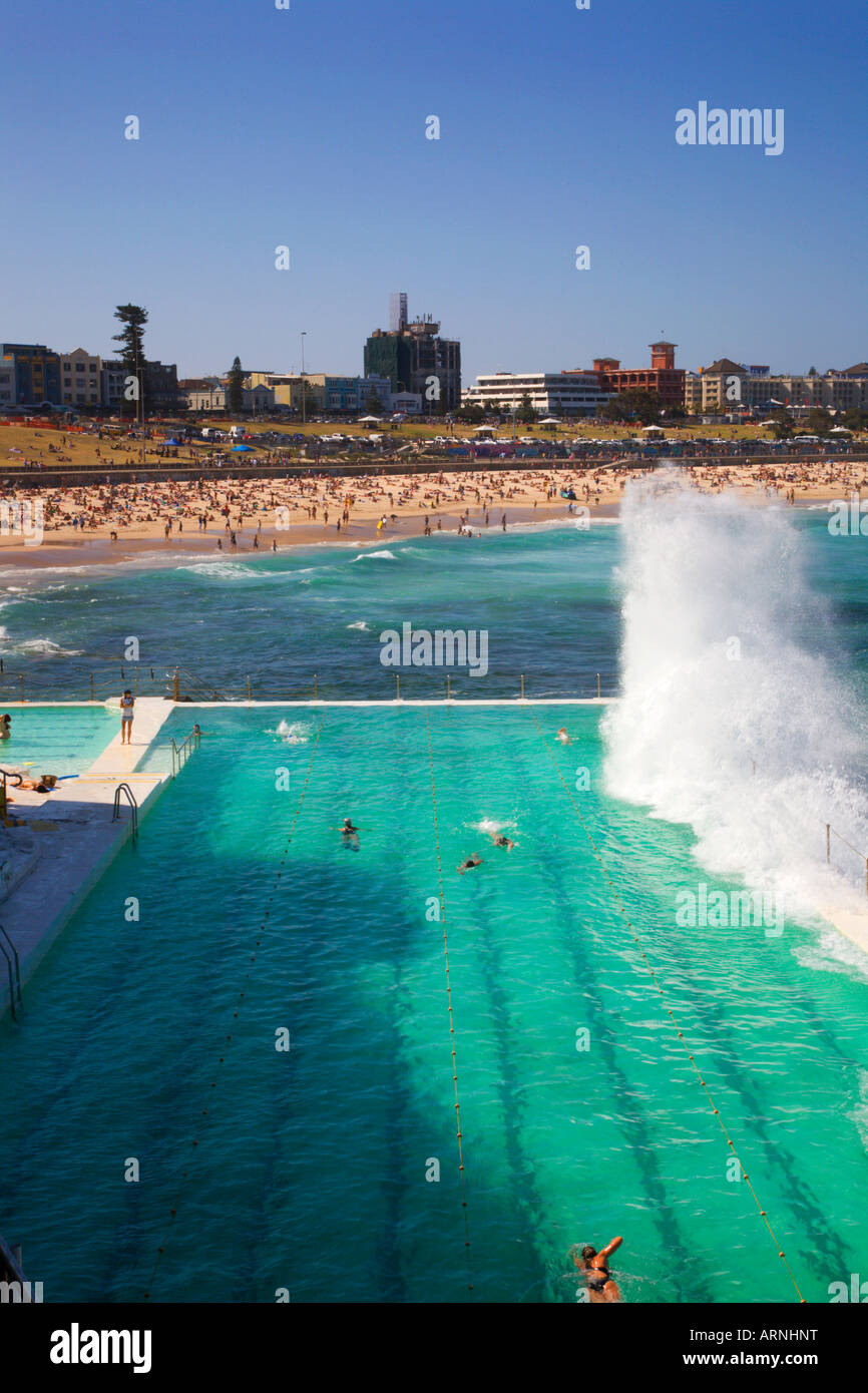 Swimming Pool at Bondi Beach Sydney New South Wales Australia Stock ...