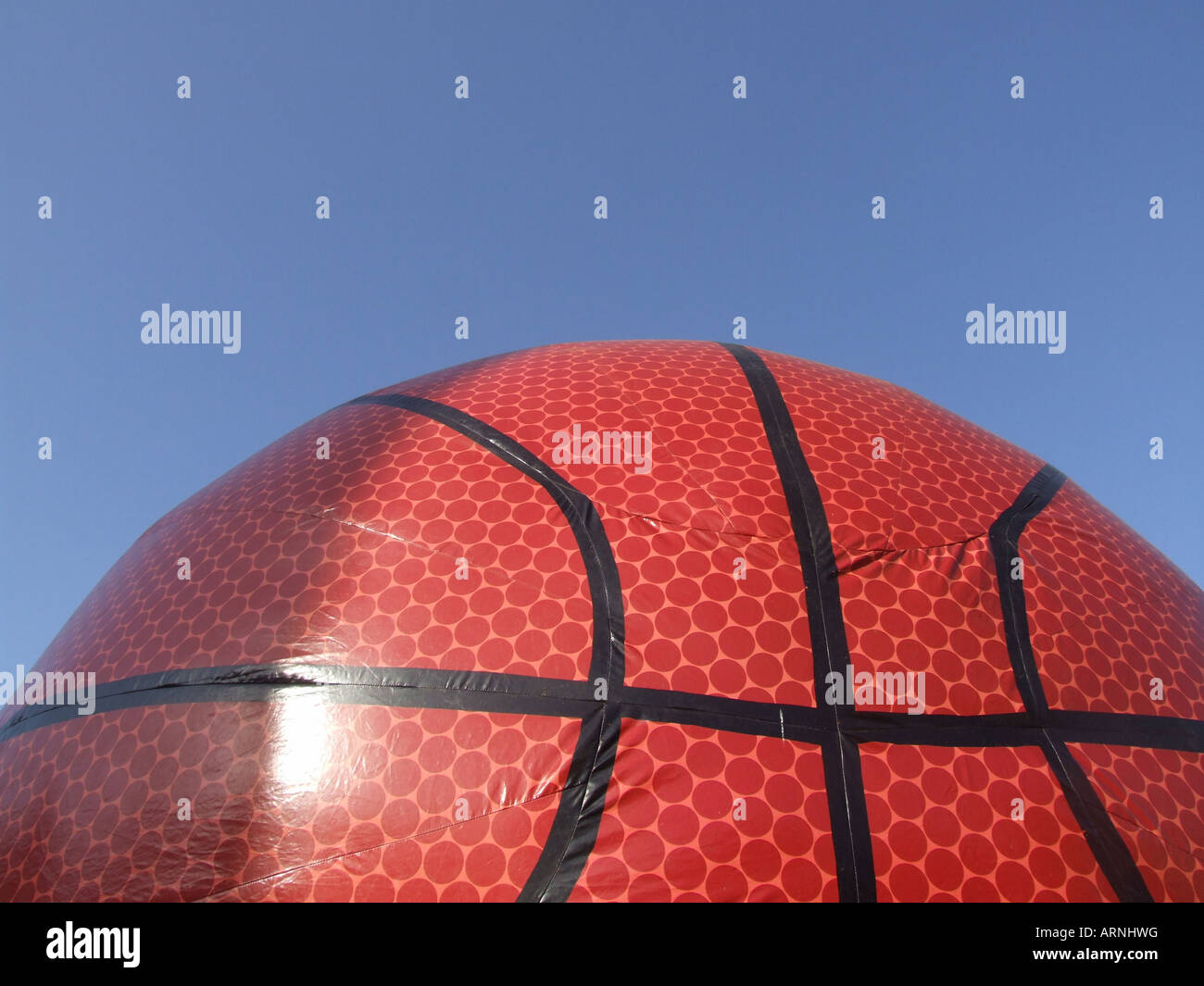 inflatable basketball at event Stock Photo - Alamy
