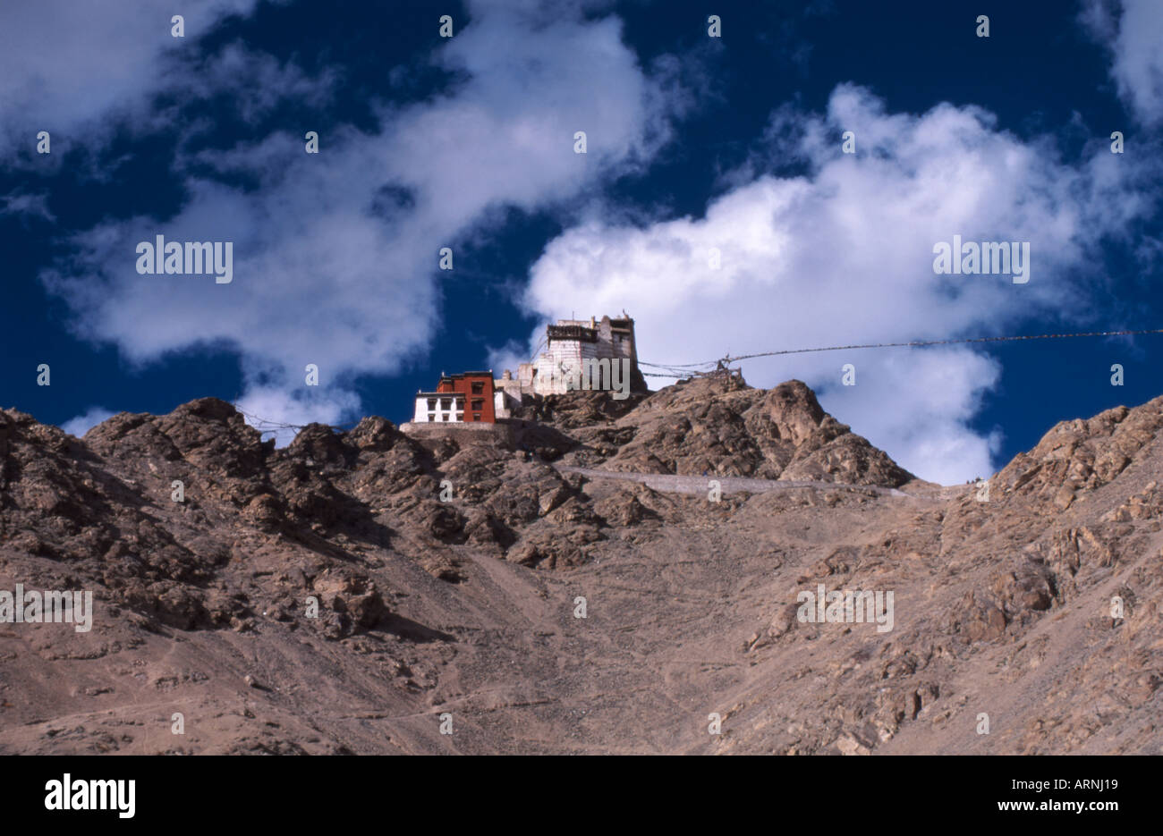 Fort of Tashi Namgyal Peak Leh Ladakh India Stock Photo - Alamy