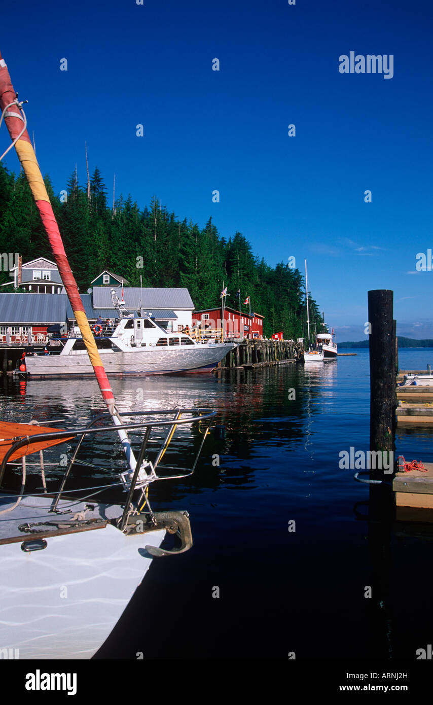 Telegraph Cove - boardwalk village on north island, Vancouver Island ...
