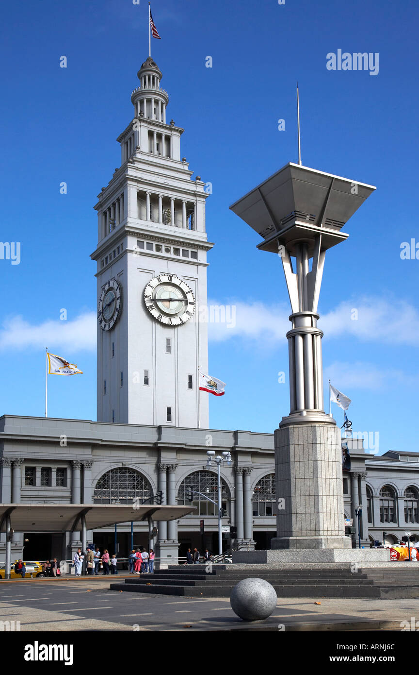 The Clock Tower Ferry Building Embarcadero San Francisco California ...