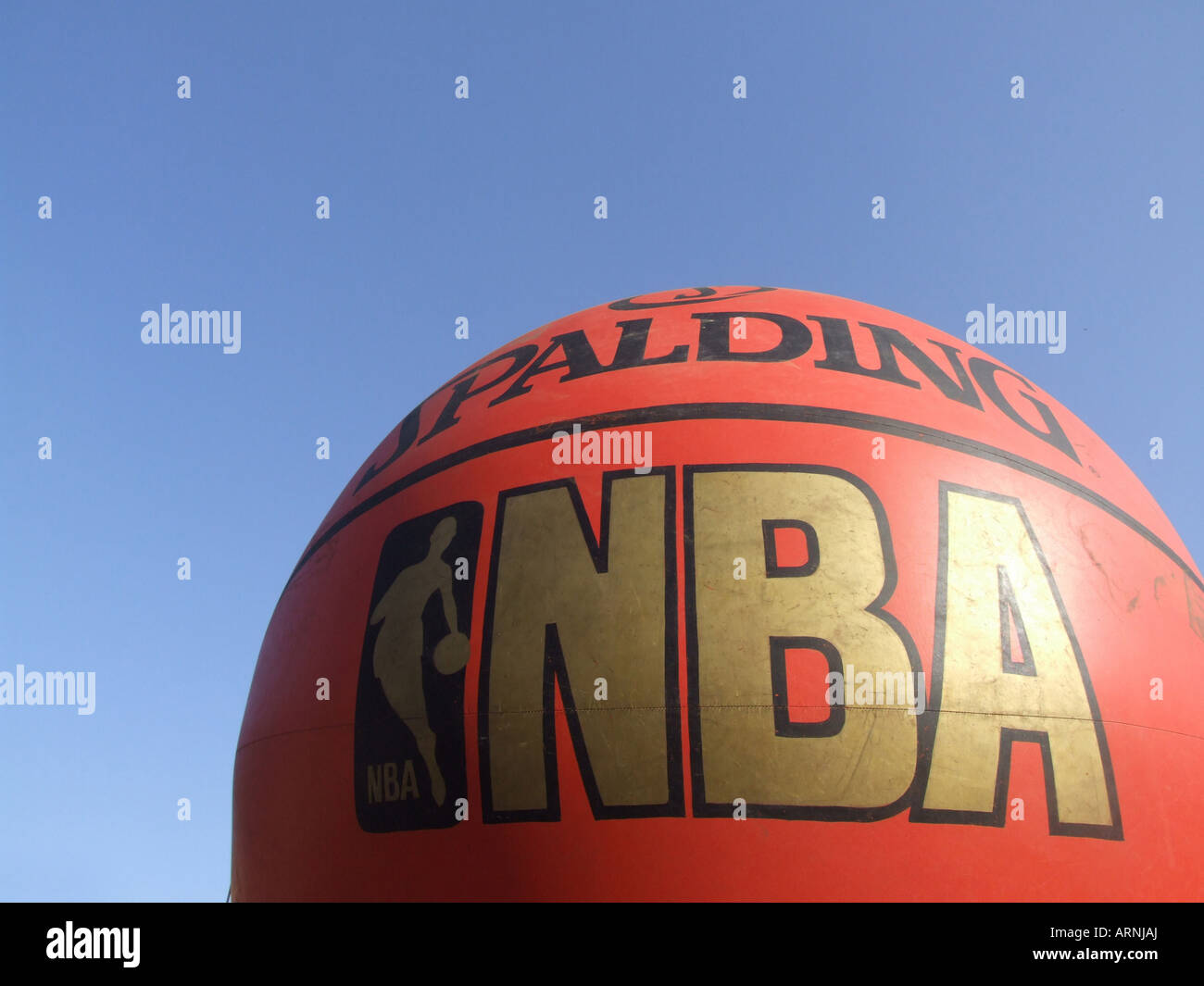 inflatable basketball at event Stock Photo - Alamy