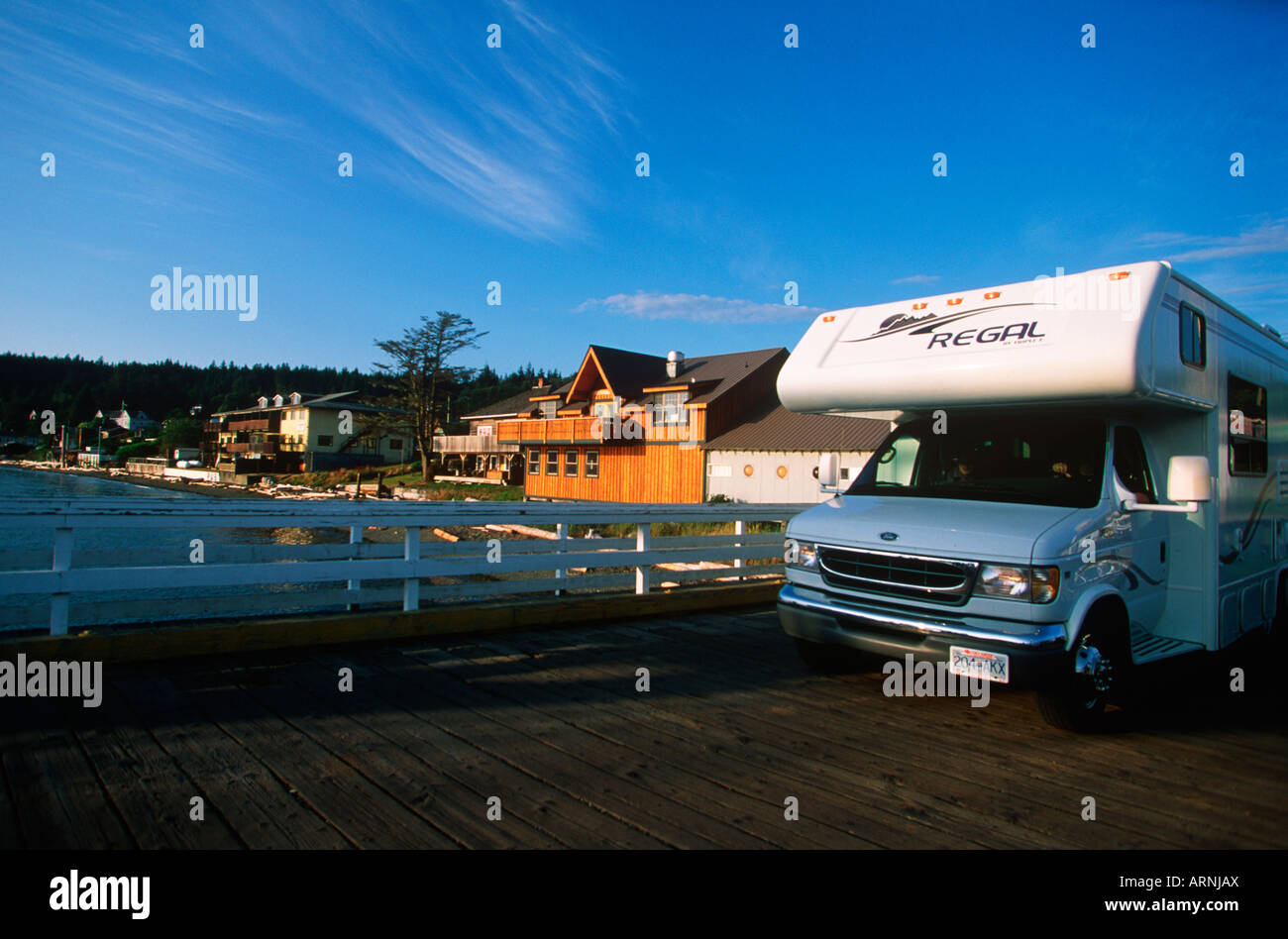 Malcolm Island, Sointula , RV loading onto BC Ferry, British Columbia ...