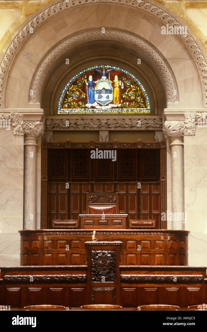 USA Albany New York State Senate Chamber The Capitol President of the ...