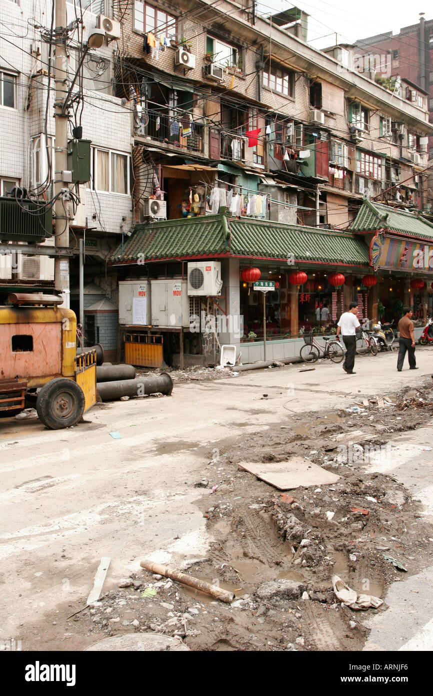 Street scene in Shanghai China Stock Photo - Alamy