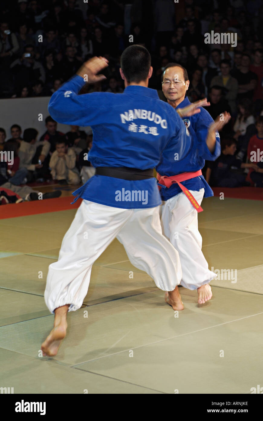 Nanbudo Martial Arts Yoshinao Nanbu Founder of Nanbudo Tackles an ...