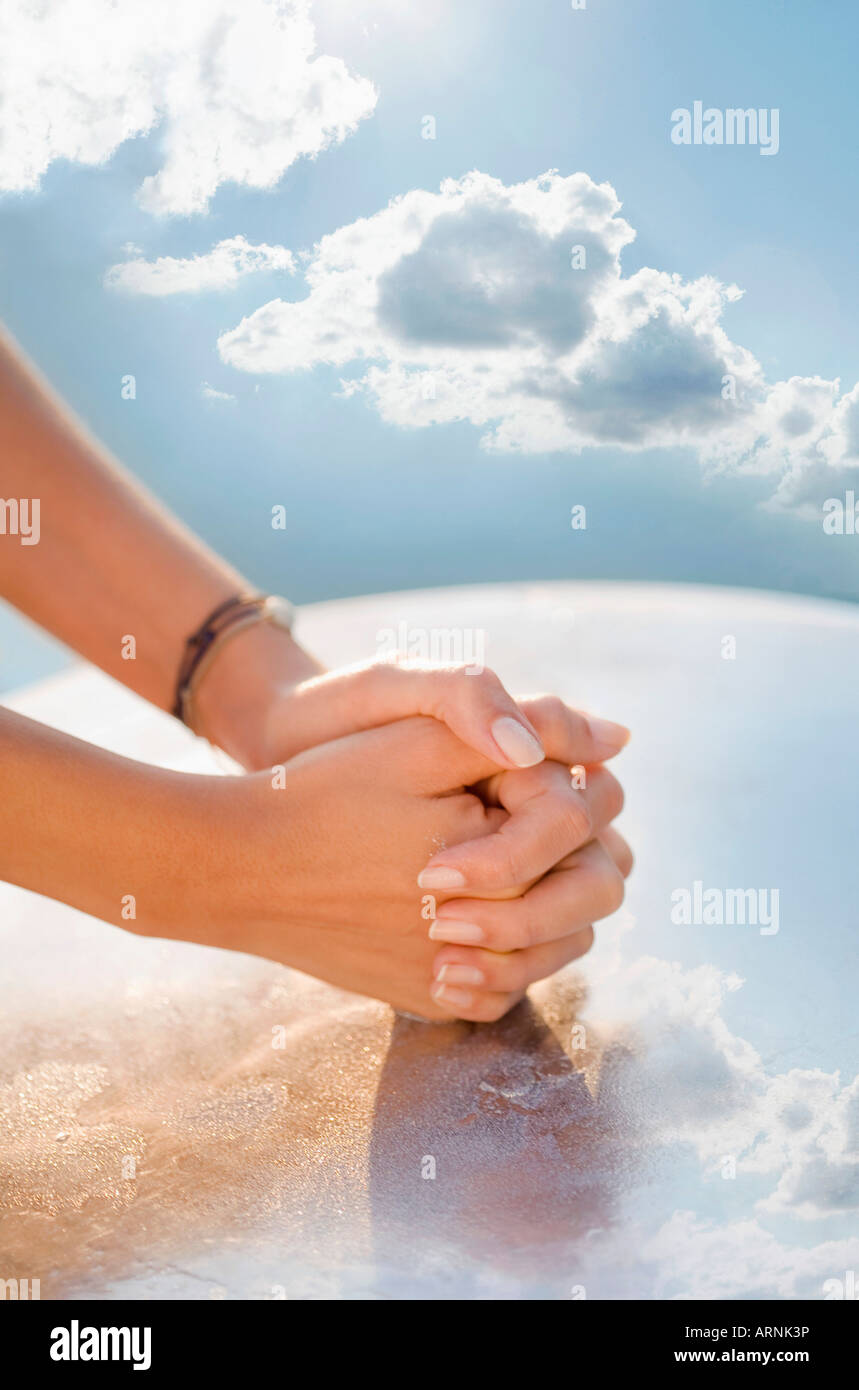 Closeup image human hands hi-res stock photography and images - Alamy